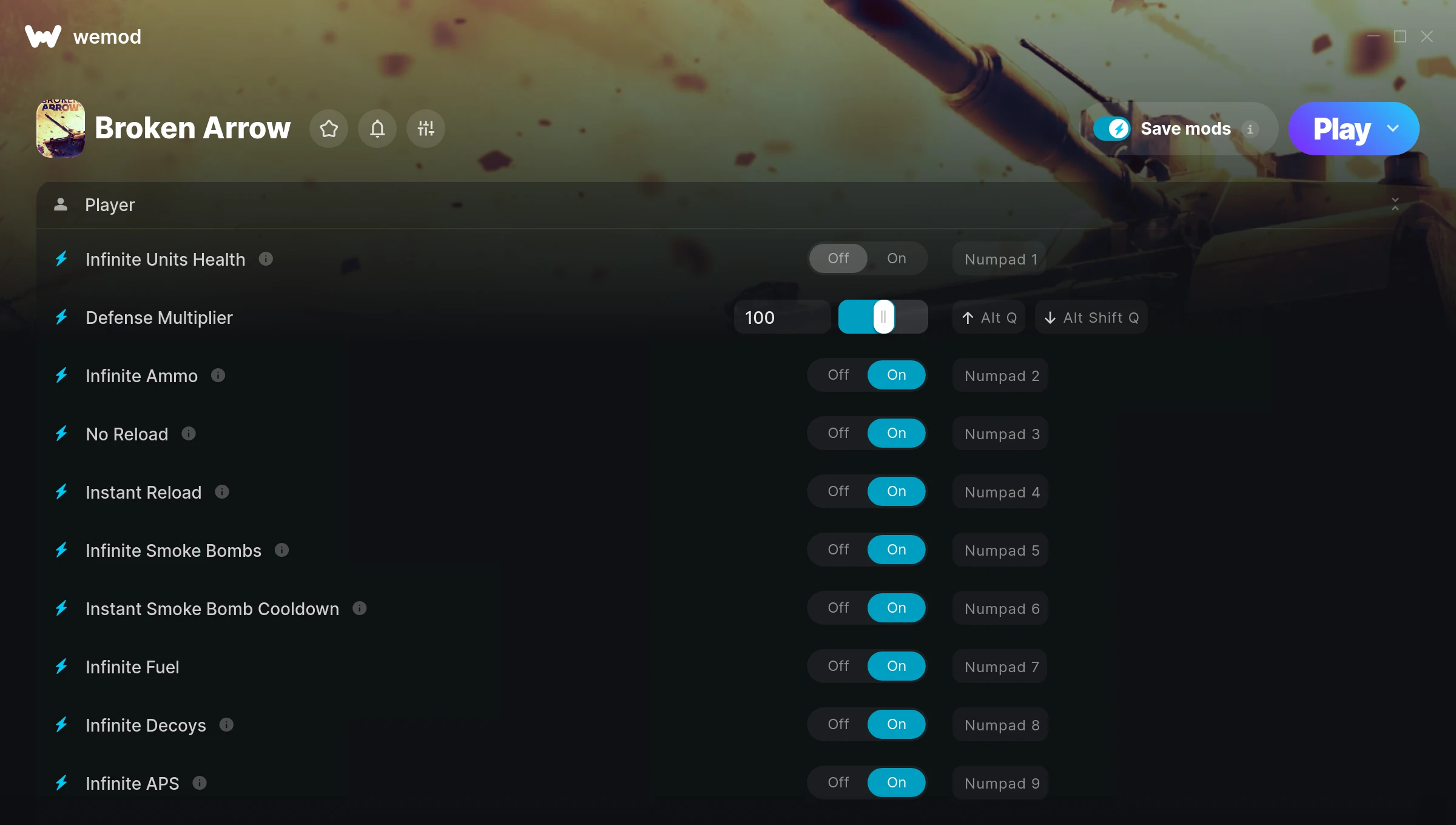 Broken Arrow Cheats & Trainers for PC | WeMod